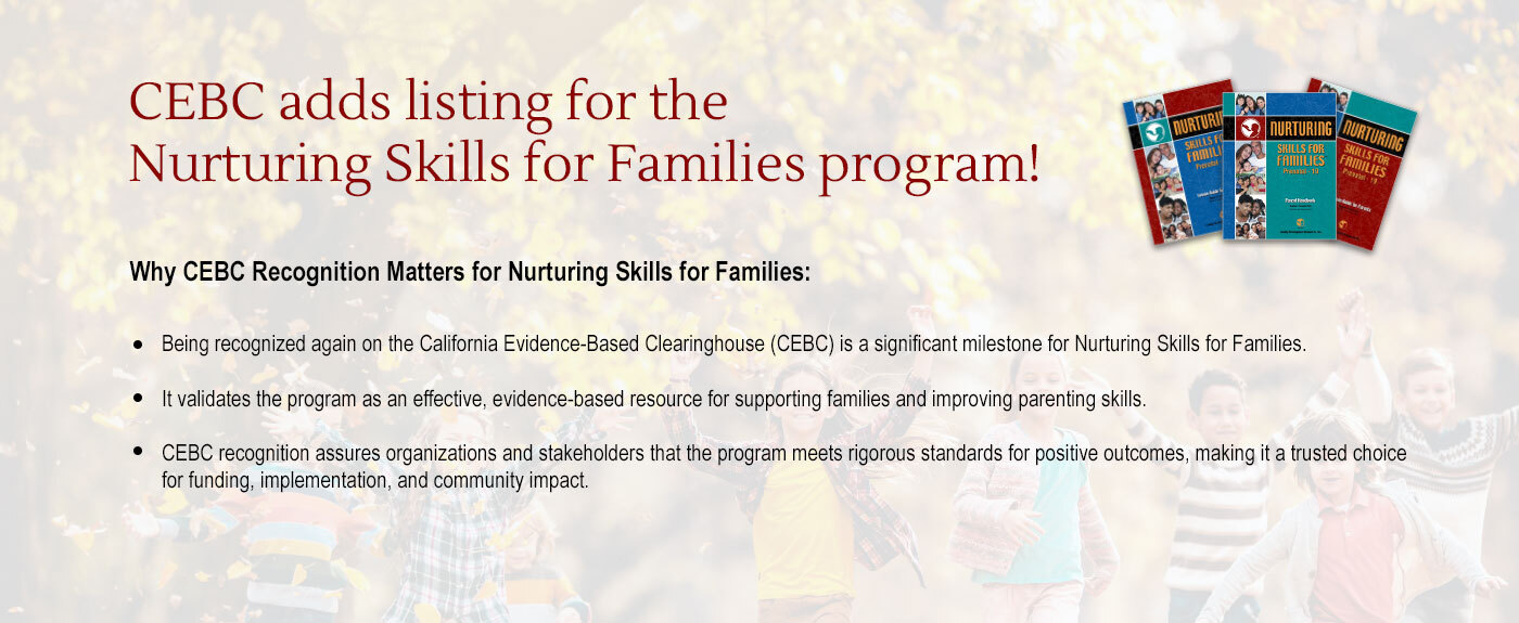 Family Development Resources, publishers of Nurturing Parenting Programs Family Development Resources, publishers of Nurturing Parenting Programs